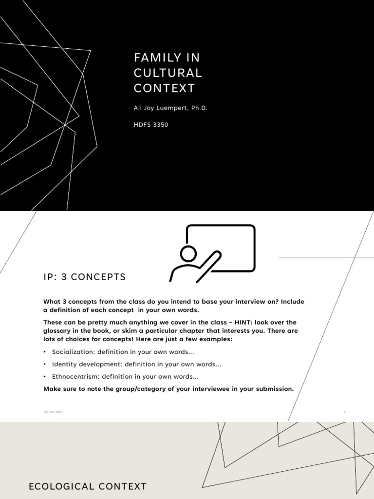 4+Family+in+Cultural+Context+Fa25 d01 | PDF | Family | Parenting
