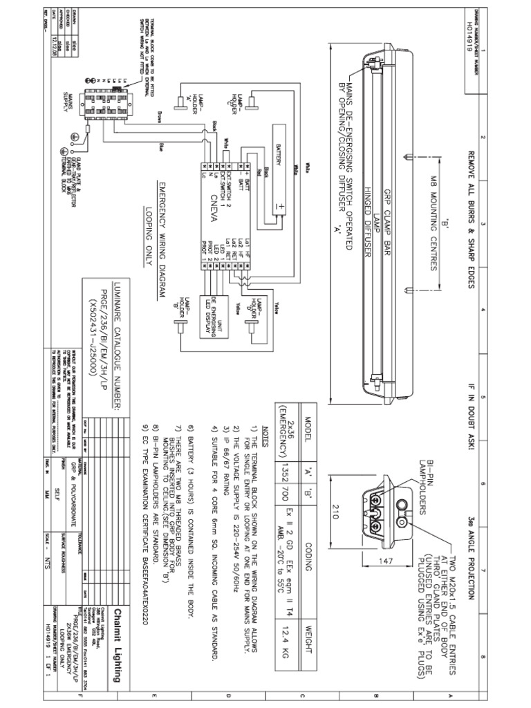 Emergency Lighting Drawing | PDF