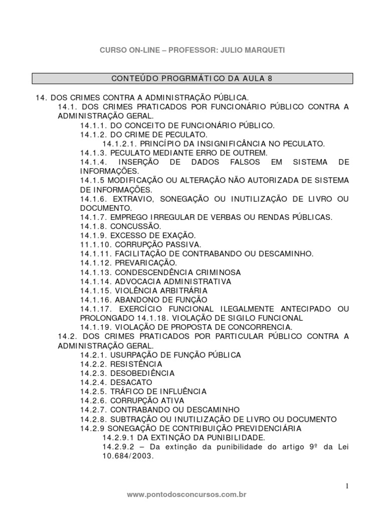 Aula+08 Direito+Penal TRE+ES Analista+Administrativo | PDF