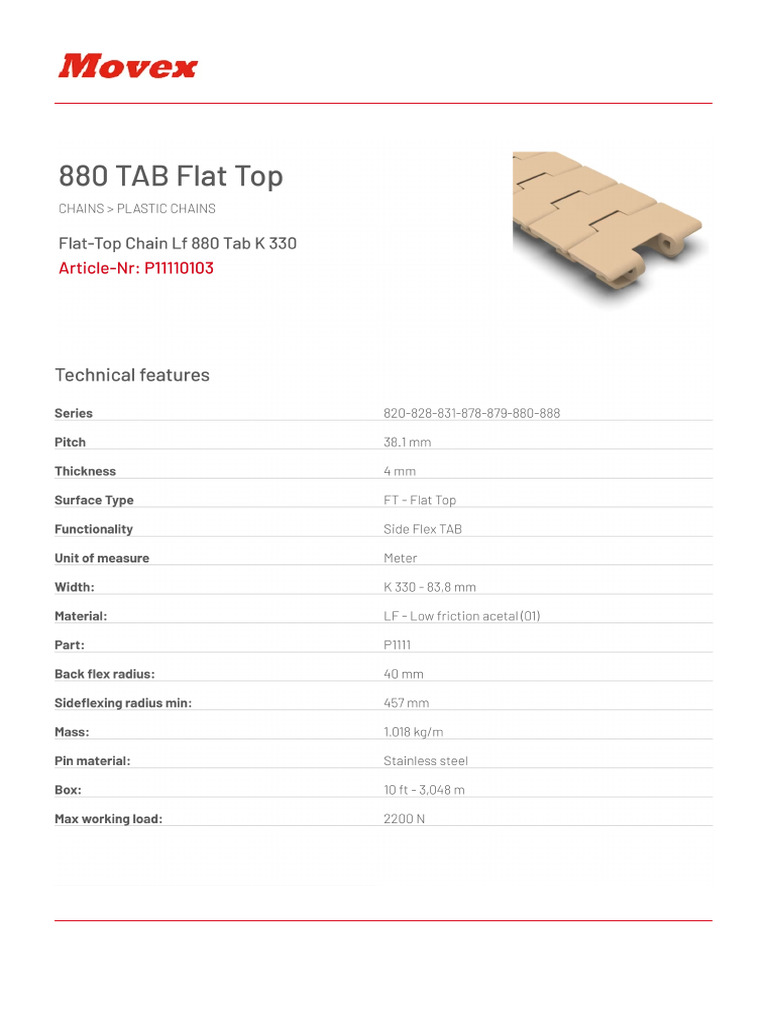 Movex Datasheet P11110103 | PDF