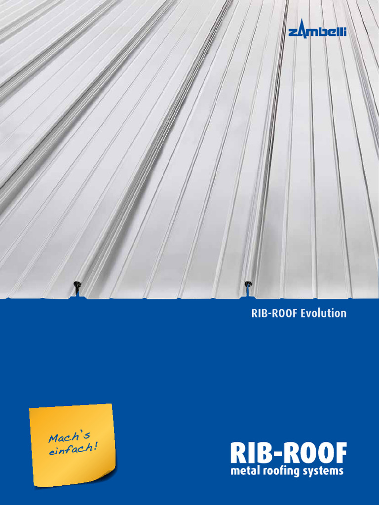 Evolution-Brochure ZRR EN | PDF | Sheet Metal | Galvanization