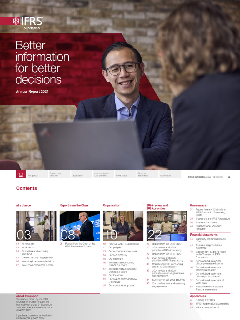 Ifrs Foundation Annual Report 2024 | PDF | International Financial ...