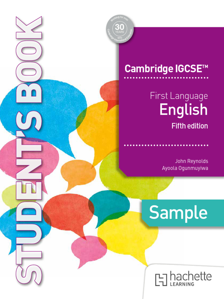 Cambridge Igcse First Language English Fifth Edition Sample ...