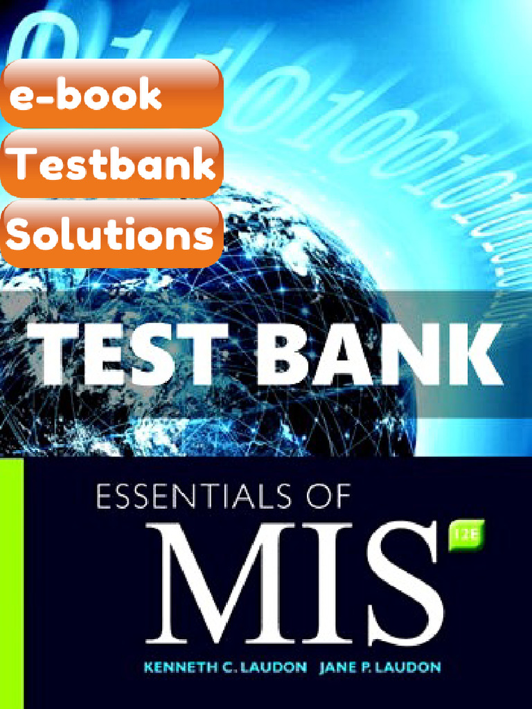 Testbank Essentials of MIS 12th Edition Laudon Download | PDF