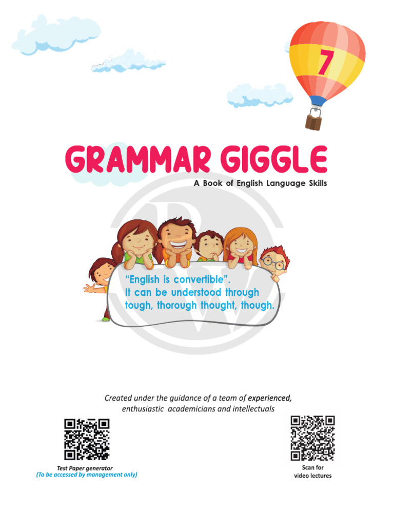 PW Grammar Giggle Class 7 | PDF