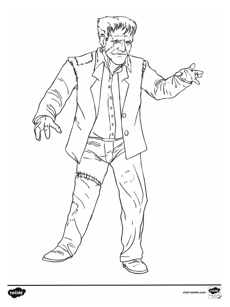 Frankenstein Colouring Pages Ver 1 | PDF