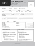 Mico Undergraduate Application Revised Fillable Form | PDF | Identity ...