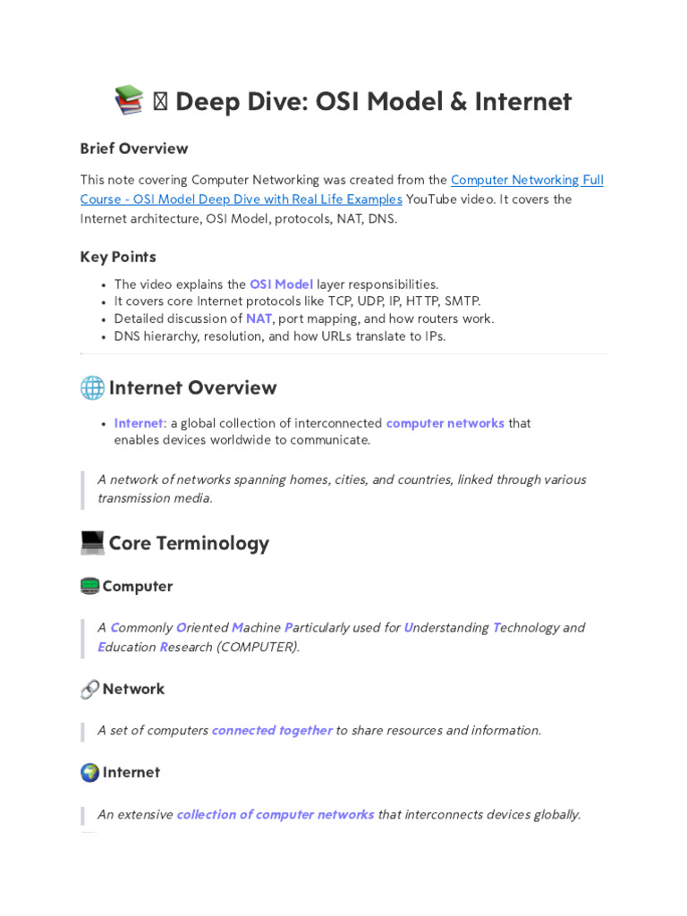 Computer Networking Full Course - OSI Model Deep Dive With Real Life ...