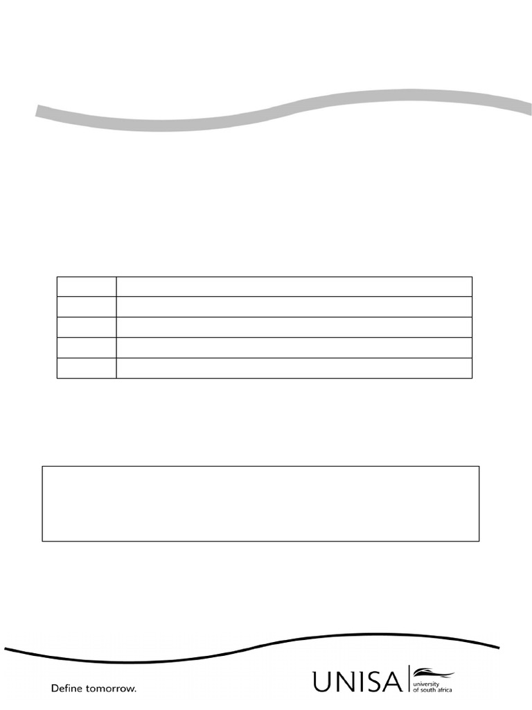 Tutorial Letter 101/3/2026 Criminology: Second Year Modules | PDF ...