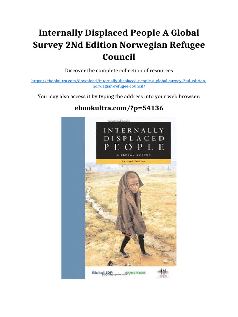 Internally Displaced People A Global Survey 2nd Edition Norwegian ...