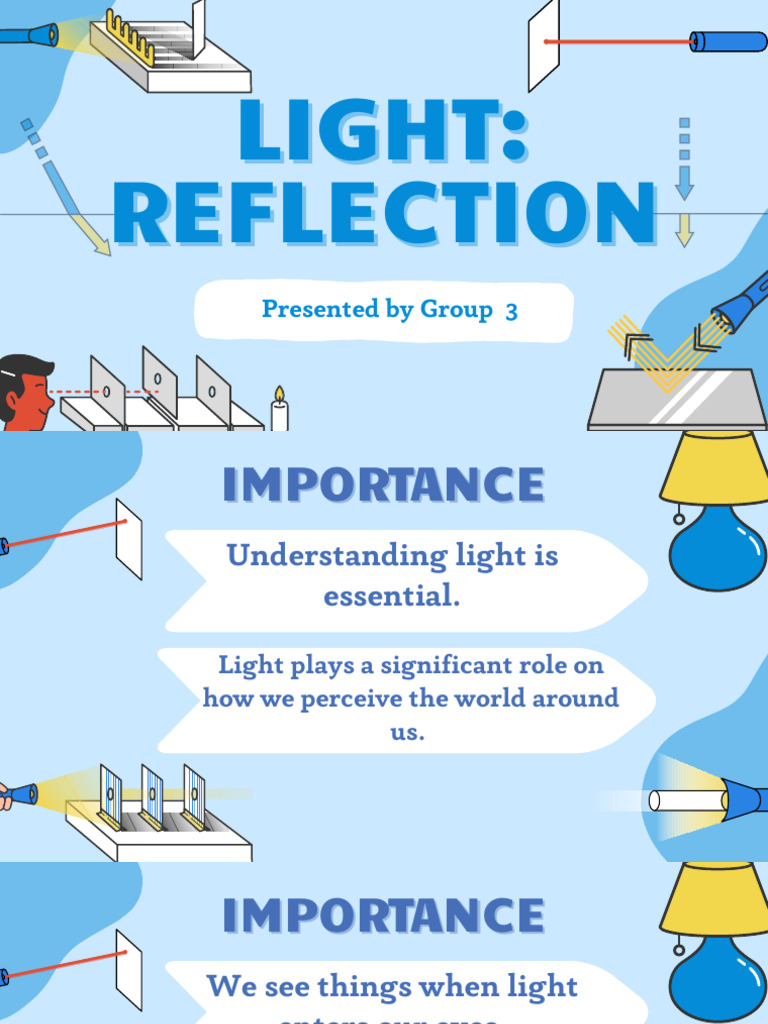Blue Yellow Playful Light and Optics Illustrated Group Project ...