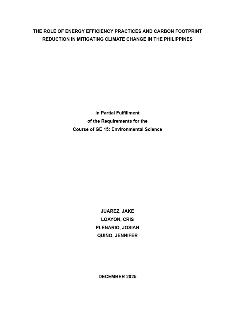 GE-15-Climate Change Research | PDF | Greenhouse Gas | Climate Change ...