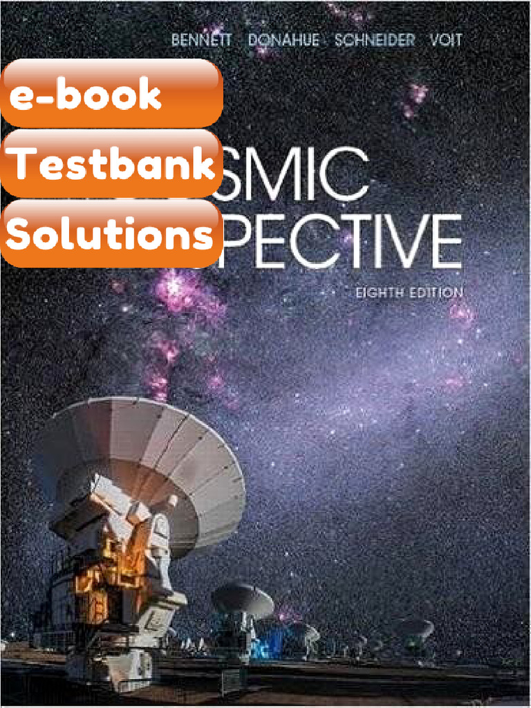 Testbank The Cosmic Perspective 8th Edition by Jeffrey O Bennett ...