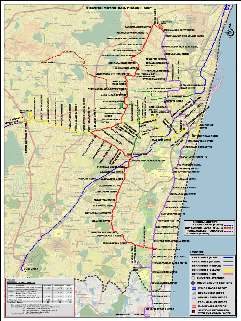Phase II Map Updated Metro Map PHASE 2 | PDF