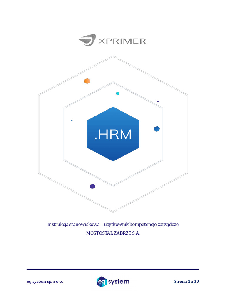 XPRIMER Instrukcja Dla Przełożonego | PDF