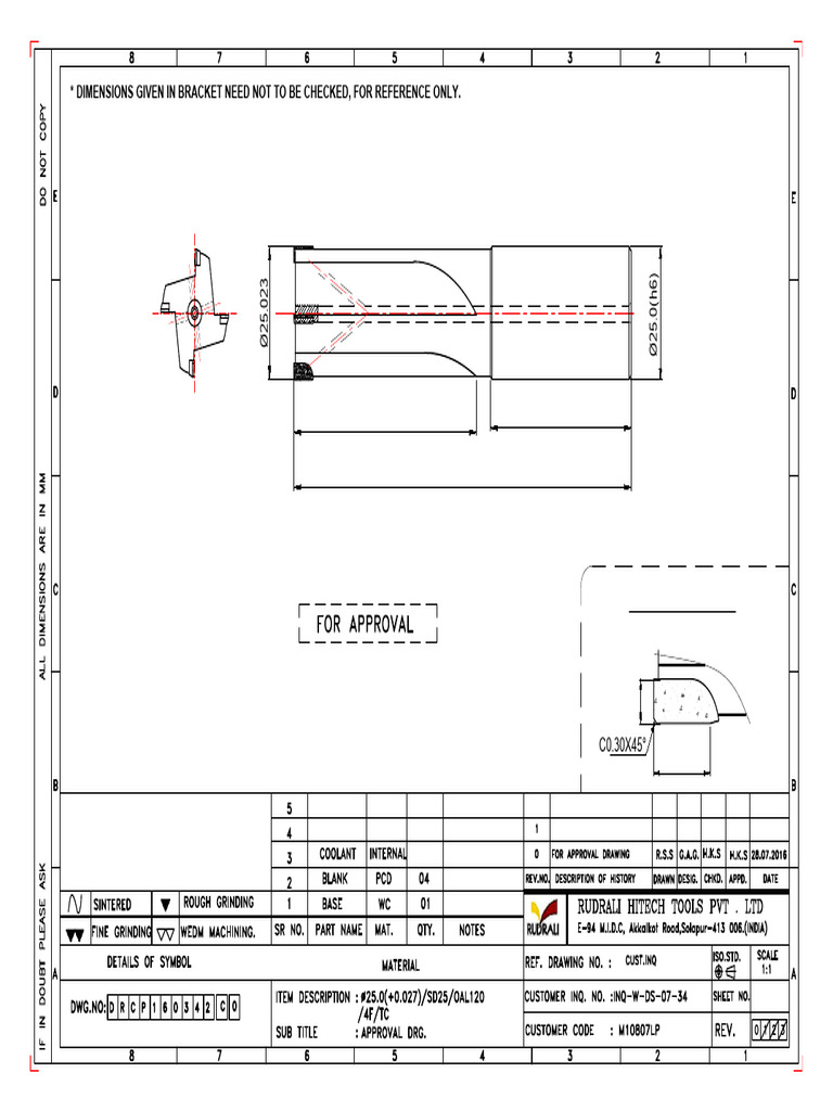 DRCP 160342-0 Dia25-Model | PDF