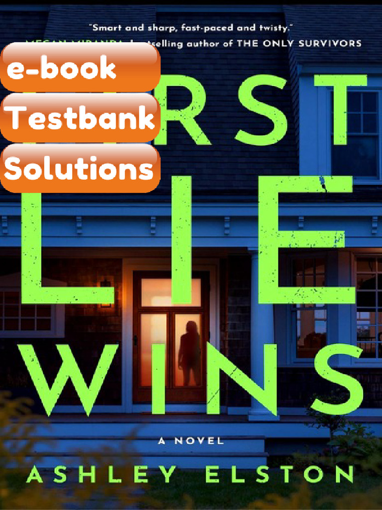 Testbank First Lie Wins Novel Ashley Elston | PDF | Subscription ...
