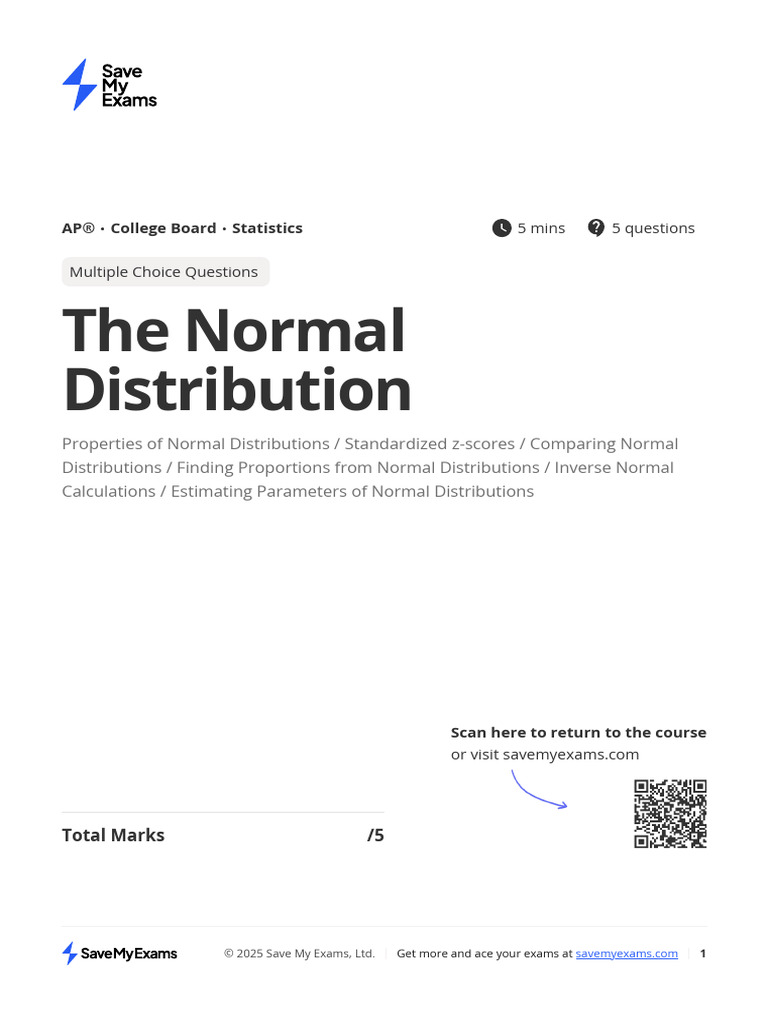 Unit1 the Normal Distribution | PDF | Normal Distribution | Percentile