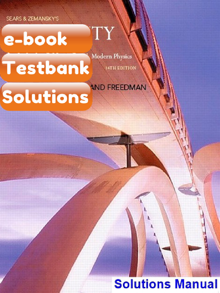 Testbank University Physics With Modern Physics 14th Edition Young ...