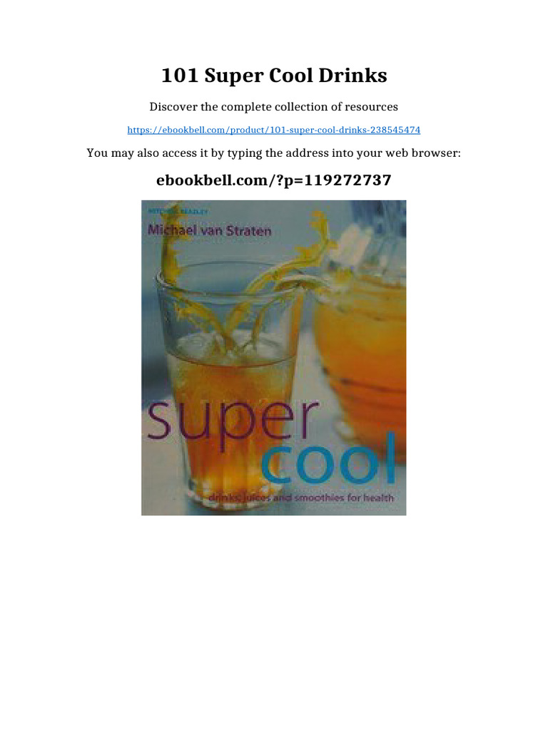 101 Super Cool Drinks Online Version | PDF | Information | Copyright