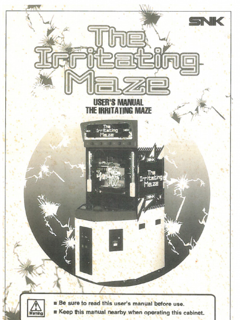 MANUAL SNK The-Irritating-Maze | PDF