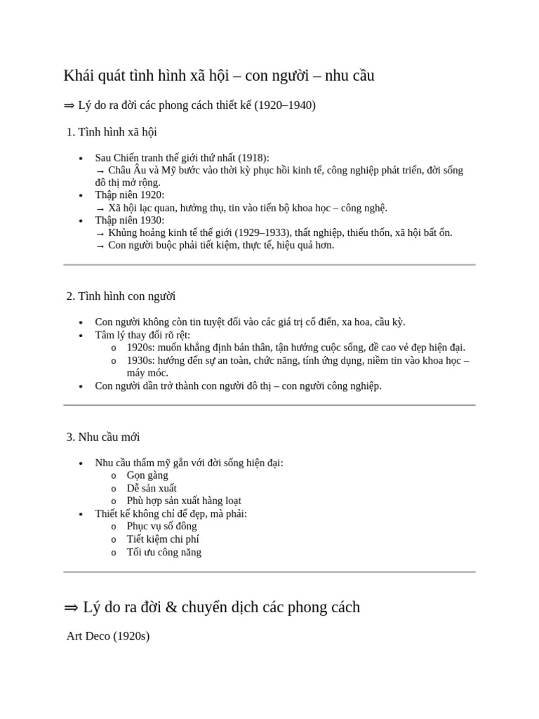 Khái Quát Tình Hình Xã Hội | PDF