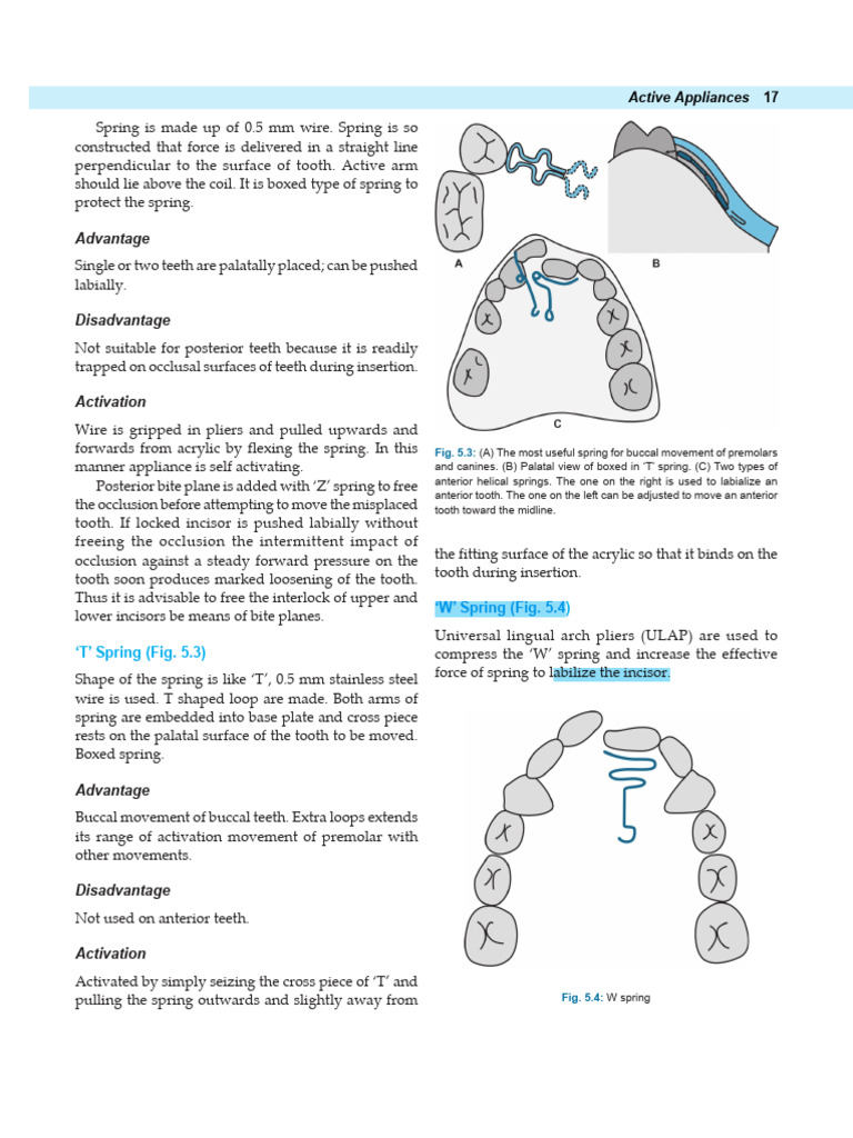 Orthodontic Removable Appliances | PDF | Orthodontics | Tooth