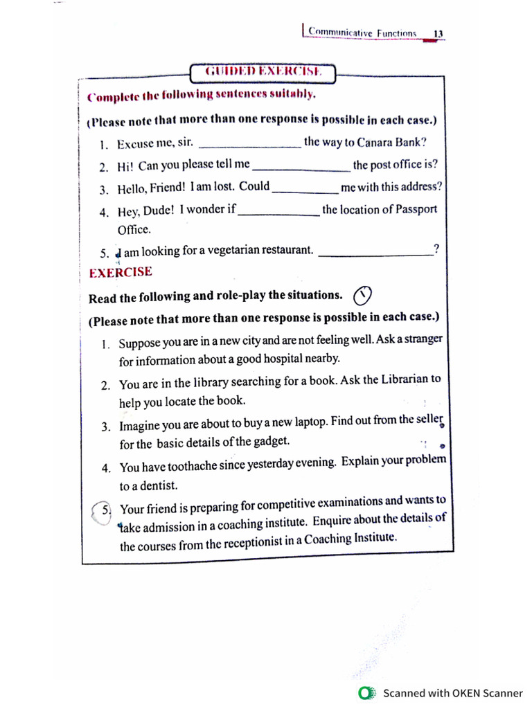 Communicative Functions | PDF