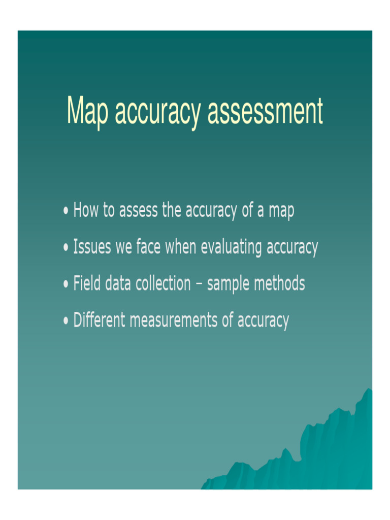 Assessment of Classification Accuracy2 | PDF