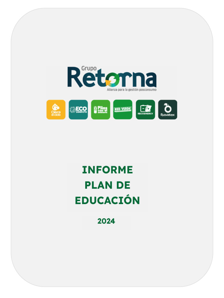 Grupo Retorna Informe de Gestion 2024 | PDF | Residuos | Bogotá