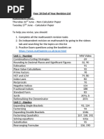 Edexcel GCSE Maths Non-Calculator Topics | PDF | Quadratic Equation ...