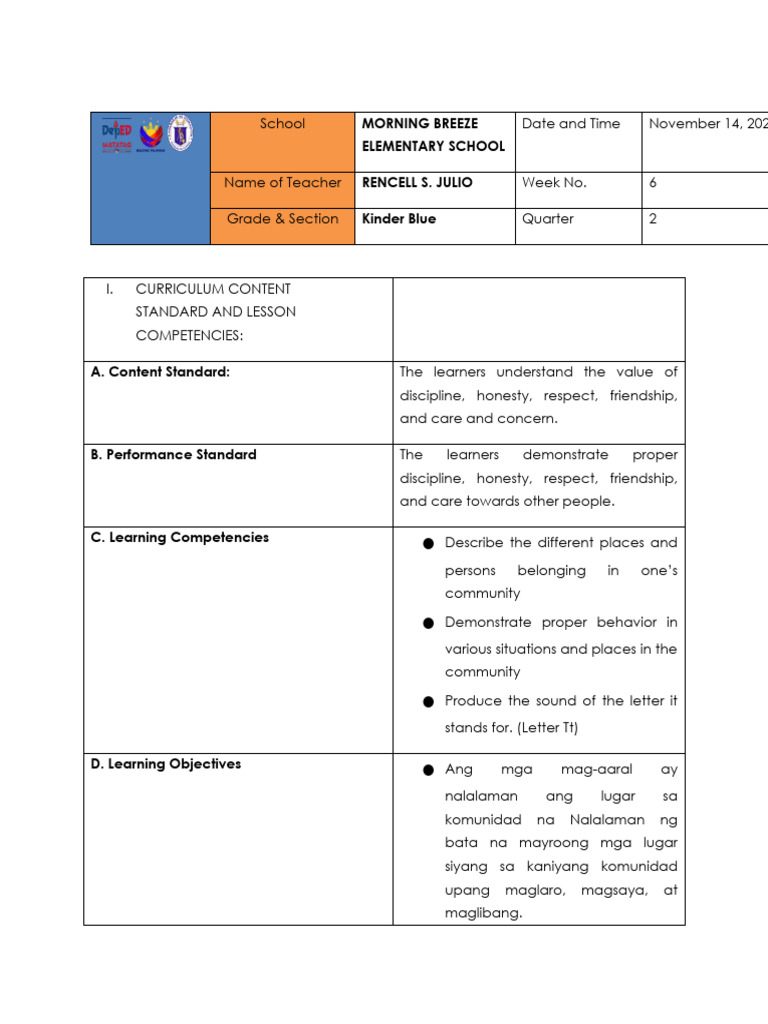 DLP q2 Week6 Huwebes | PDF