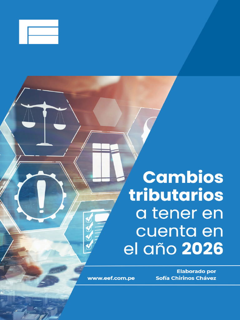 Cambios Tributarios A Tener en Cuenta en El Año 2026 - Editorial ...