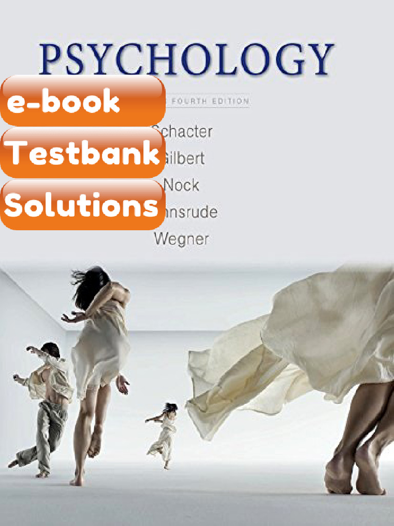 Psychology Canadian Edition Fourth Edition Testbank & E-book | PDF ...