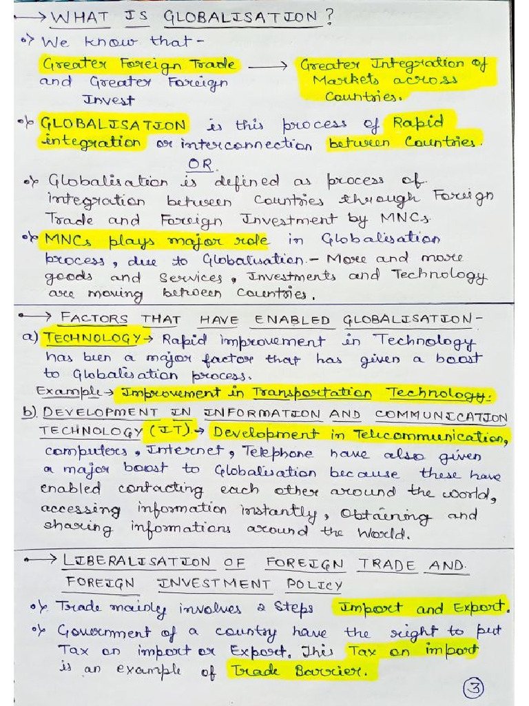 Globalisation Notes - PDF - 20251114 - 114143 - 0000 | PDF