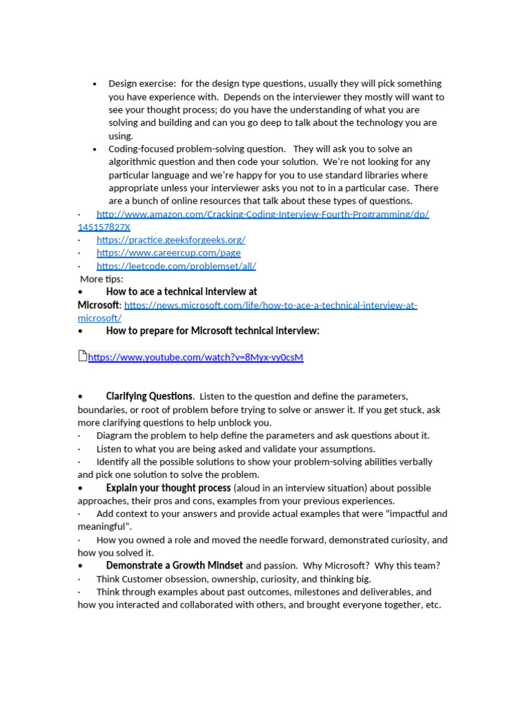 Tips For Candidate To Prepare Interview | PDF