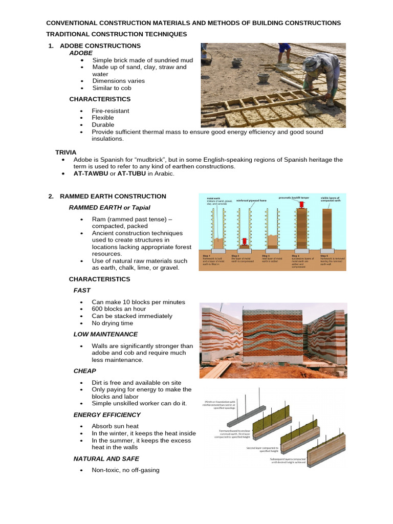Bt5 - Lec1 Construction Techniques | PDF | Building Technology ...