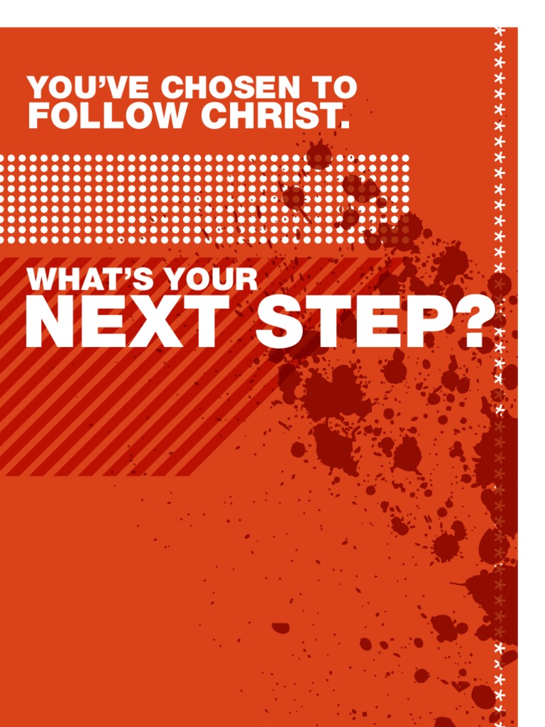 Fellowship Church "Next Step Booklet" | PDF | Baptism | Jesus
