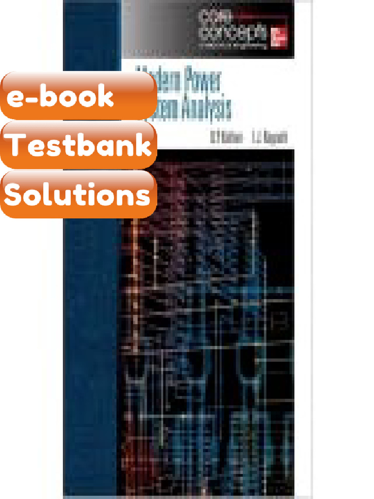 Testbank Accompany Modern Power System Analysis 3rd Edition ...