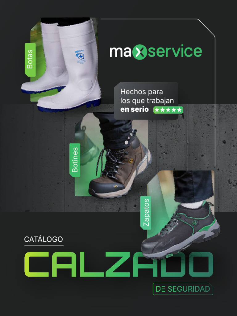 Catalogo Calzado Max Service 2026 | PDF | Zapato | Calzado