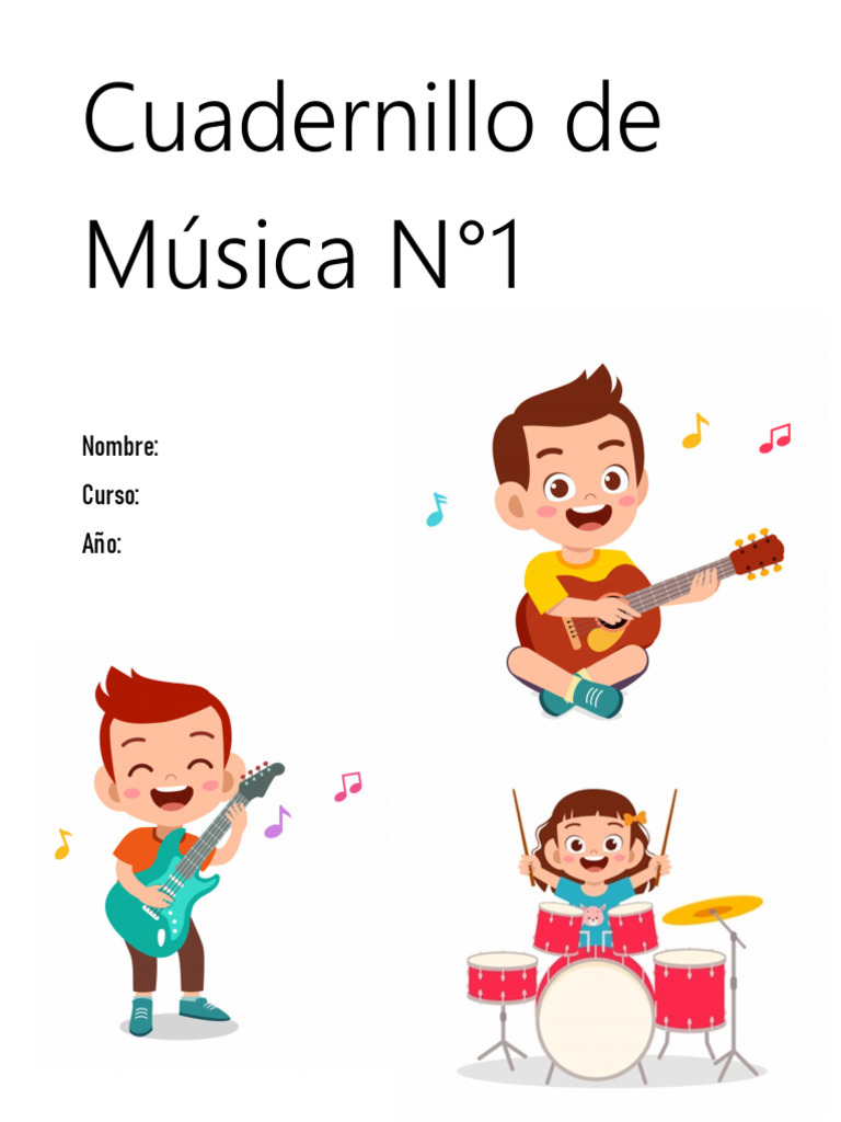 Cuadernillo de Actividades de Música 1ero A 3ro | PDF
