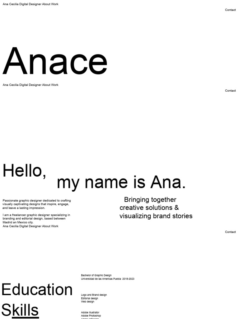 PORTFOLIO ANA | PDF | Graphic Design
