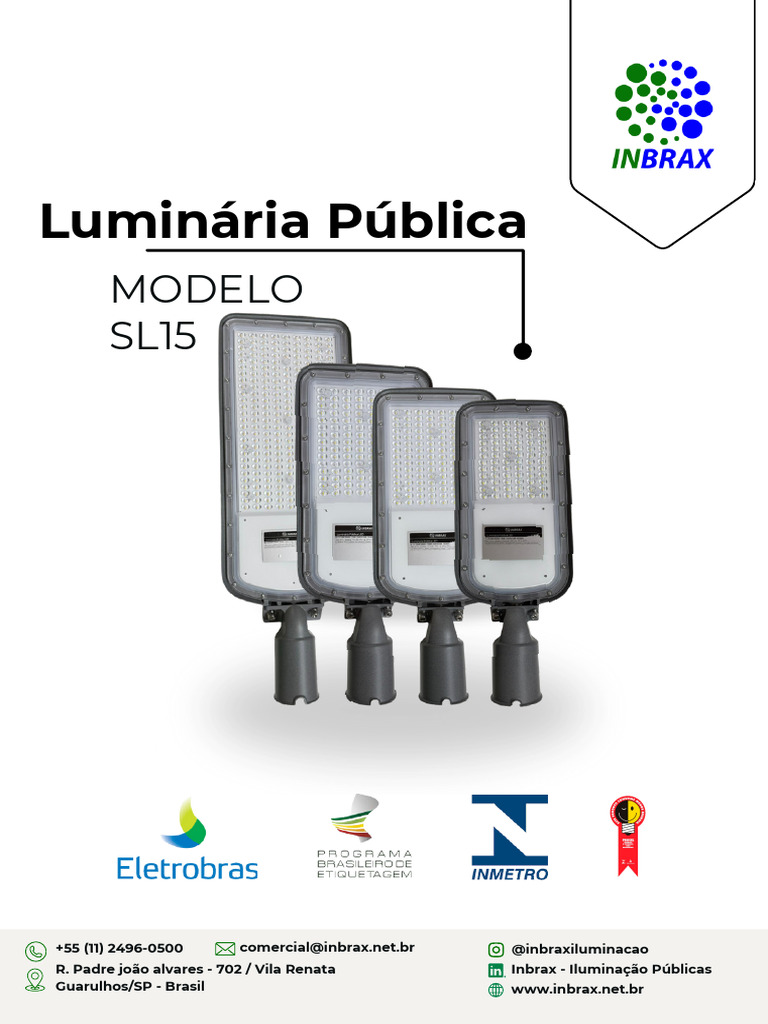 Catalogo Luminária SL15 | PDF