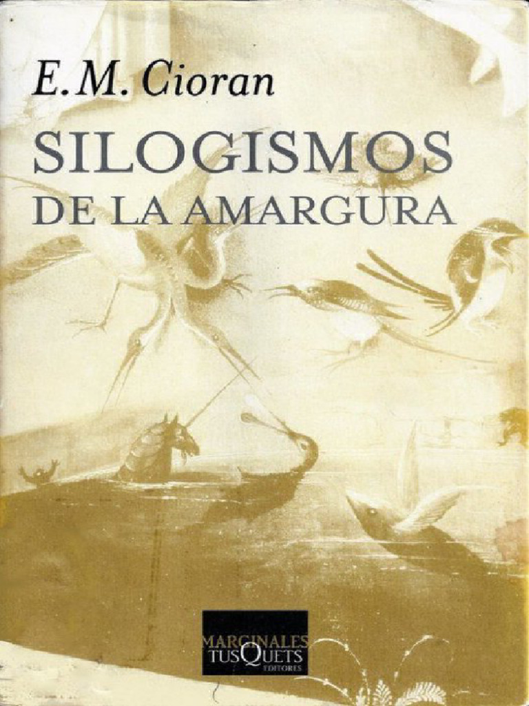 Cioran, Silogismos de La Amargura | PDF | Friedrich Nietzsche