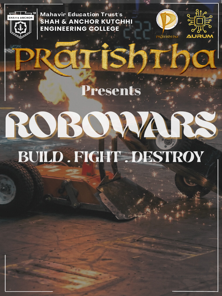 Robowars Brochure | PDF | Engines | Robot