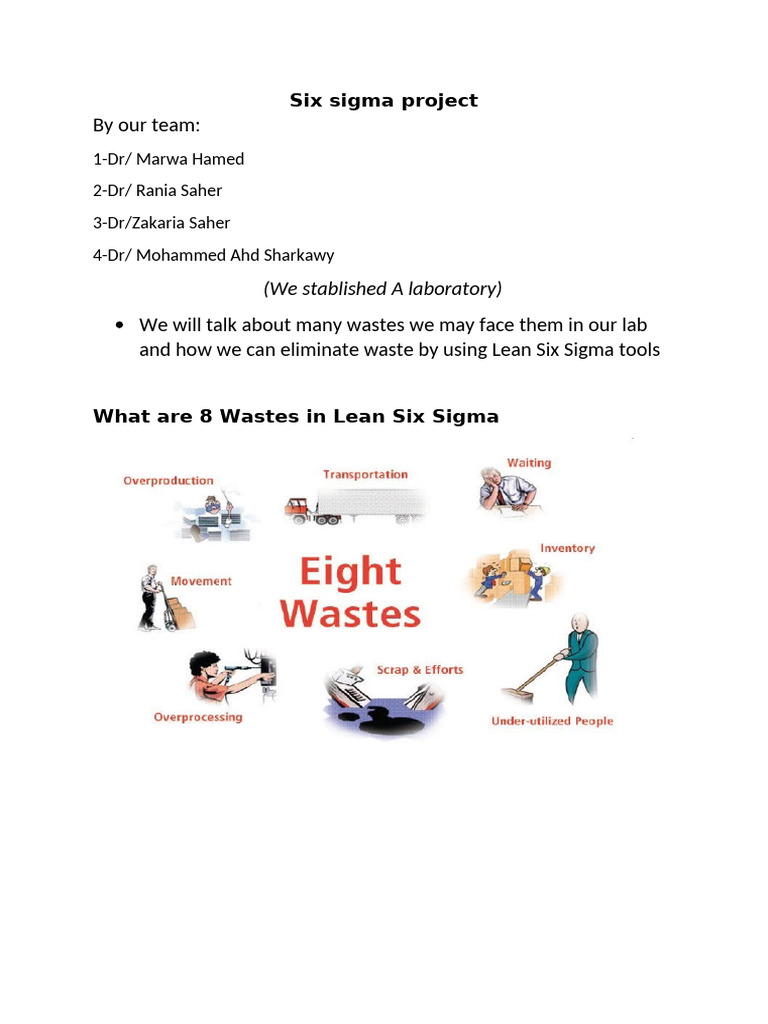 What Are 8 Wastes in Lean Six Sigma | PDF | Six Sigma