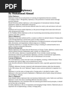 Types of Diplomacy Explained | PDF | Diplomacy | Diplomat