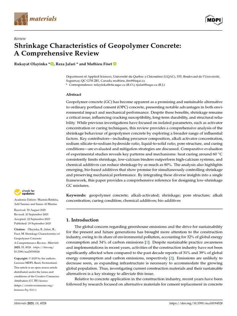 materials-18-04528 | PDF | Concrete | Porosity