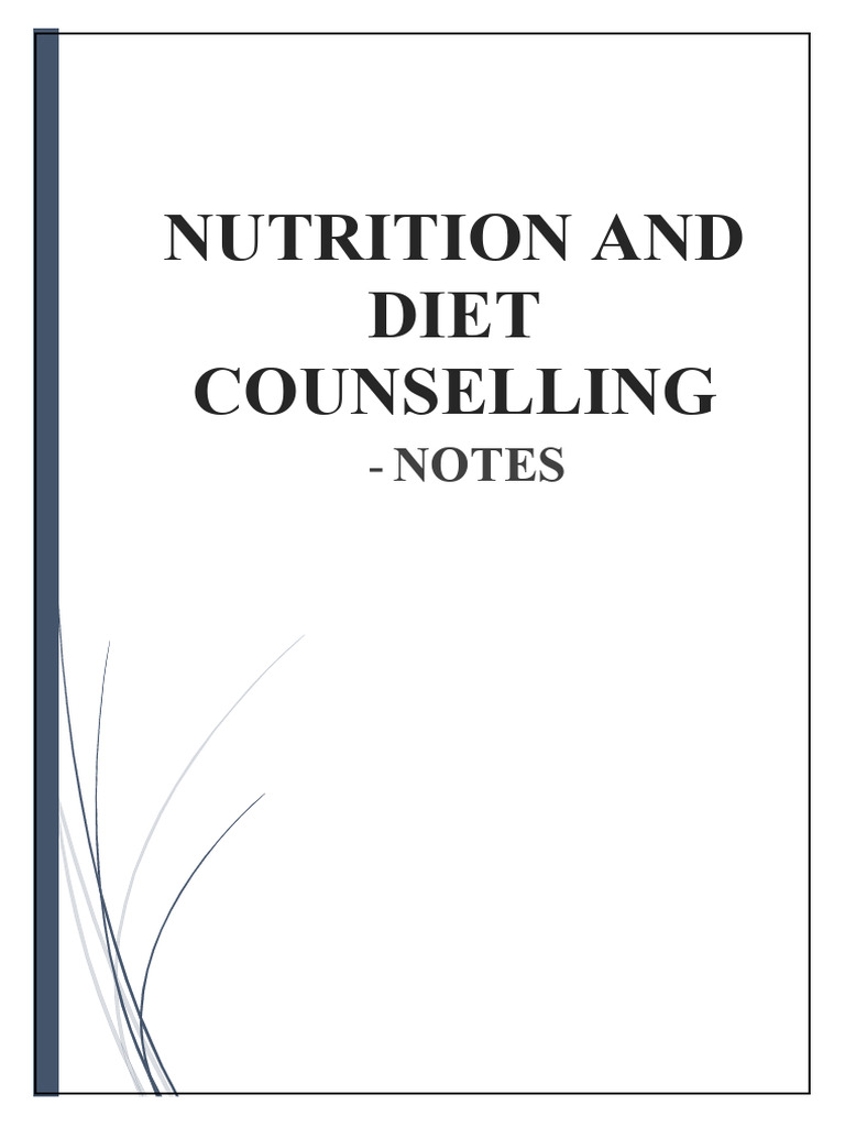 DC Notes | PDF | Dietitian | Healthy Diet