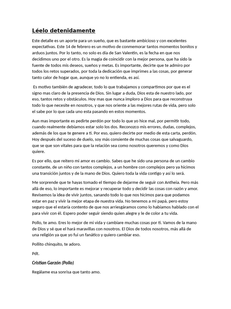 Carta 12345 | PDF